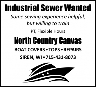 Industrial Sewer Wanted, North Country Canvas
